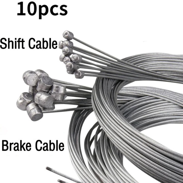 5/10pcs 2M MTB Bicycle Brake Line Bicycle Speed Line Fixed Gear Shifter ...