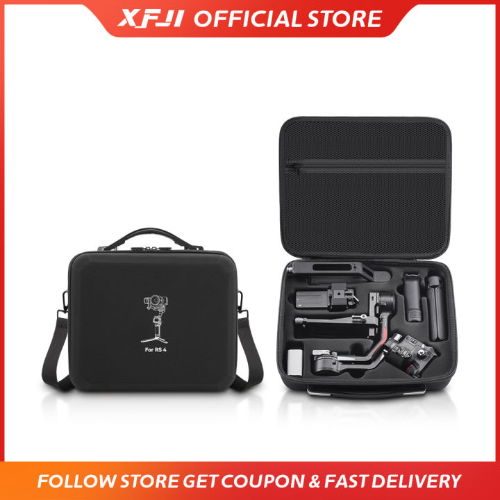 XFJI Shoulder Bag Anti-pressure Storage Box Nylon Hardshell Carrying ...