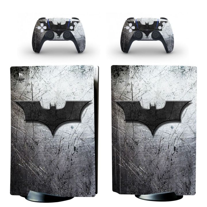 PS5 DISC EDITION BATMAN SKIN WOTH 2 CONTROLLER SKIN (VINYL STICKERS ...