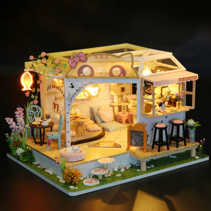 DIY Mini Doll House Kit For 3D Puzzle Making and Assembling Room Toys ...