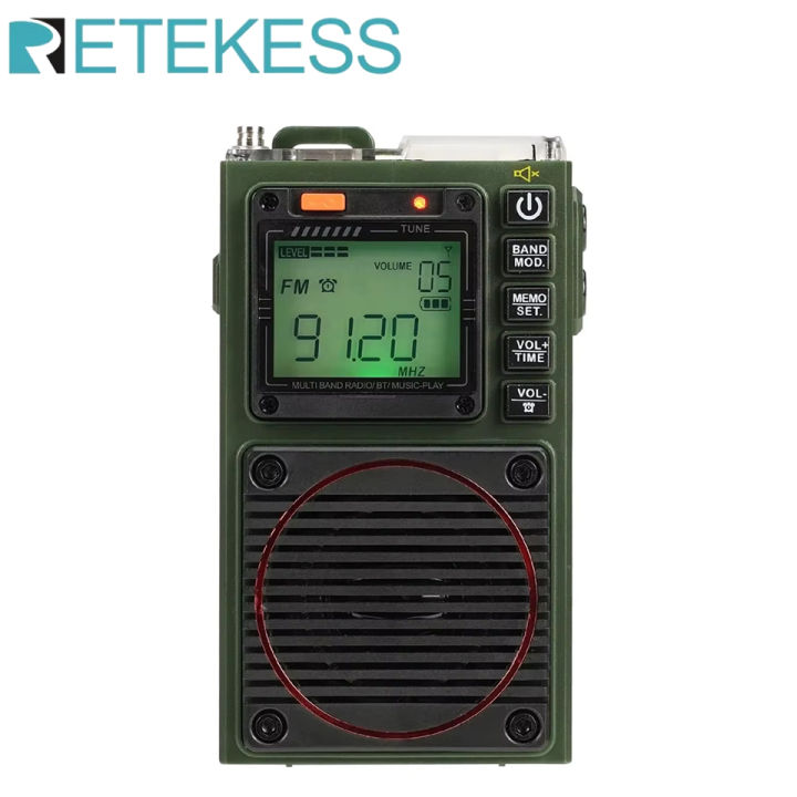 Retekess TR111 Mini Radio Ham Radio Portable FM AM Emergency Shortwave ...