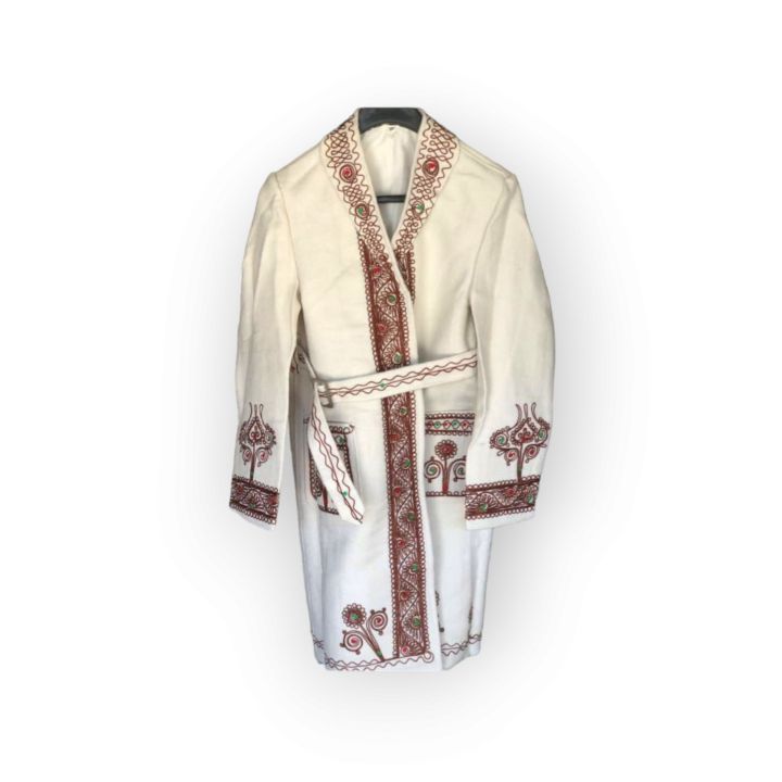 Chitrali woollen long coat woman (Chugha) | Daraz.pk