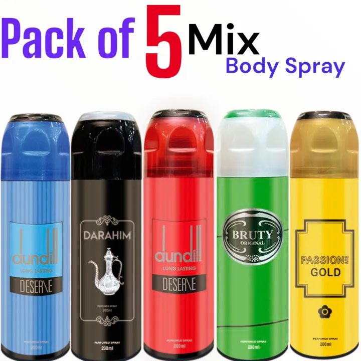 Freshrite Body Spray (Dezire Blue , Dirham , Dezire Red , Bruty ...