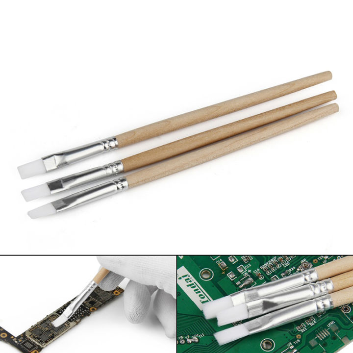 Soft Nylon BGA Solder Flux Paste Brush Cleaning Tools for Mobile Phone ...
