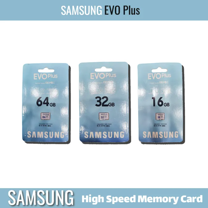 Samsung EVO Plus Memory Card 128GB 64GB 32GB High-Speed TF Card | Daraz.pk
