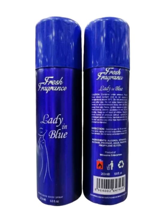 Lady Body Spray For Girls Women Ladies 200ml | Daraz.pk
