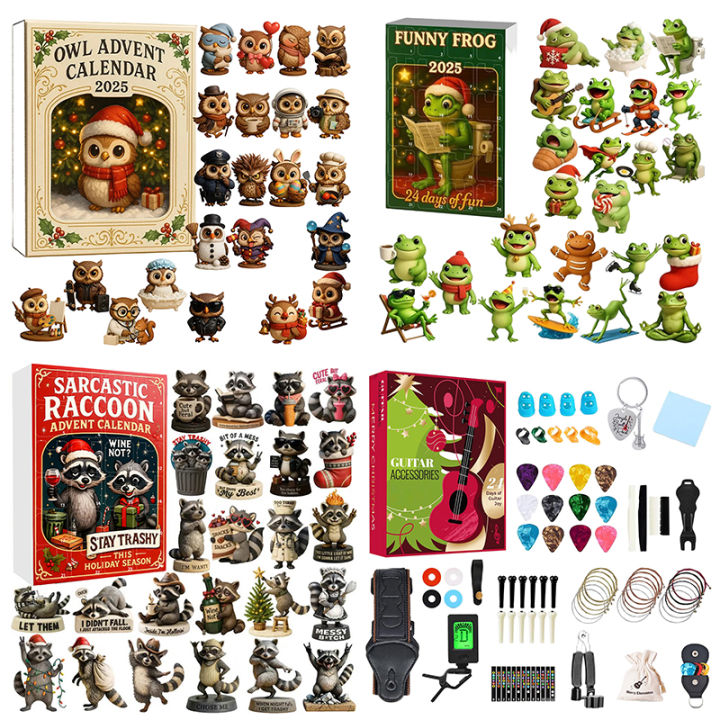 Advent Calendar 2025 24 Days Countdown Ornaments Christmas Decoration ...