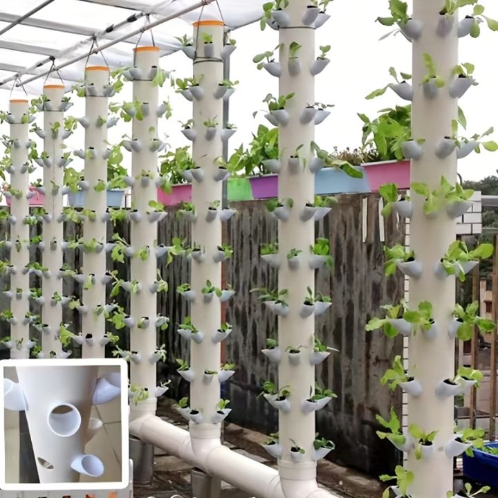 10set DIY Hydroponic Pots for Hydroponics Vertical Tower Vegetables ...