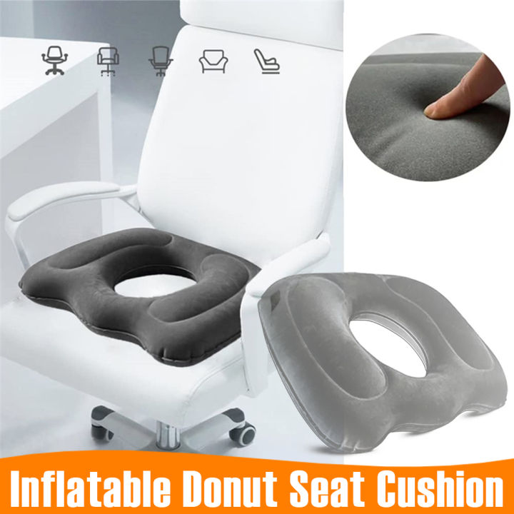 Inflatable Donut Seat Cushion Adjustable Inflatable Donut Pillow Pain ...