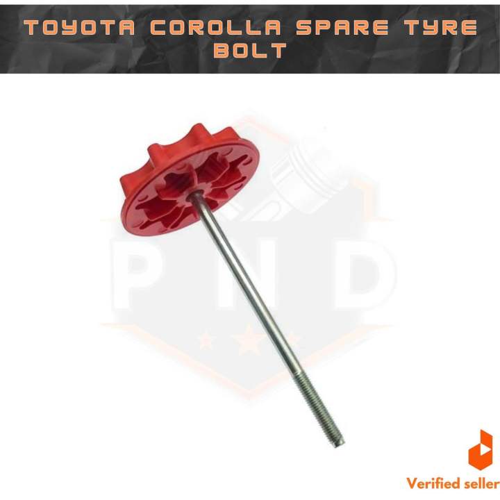 1 pc Toyota Corolla Spare Tyre Bolt Trunk Tyre Iron Bolt clip Screw ...