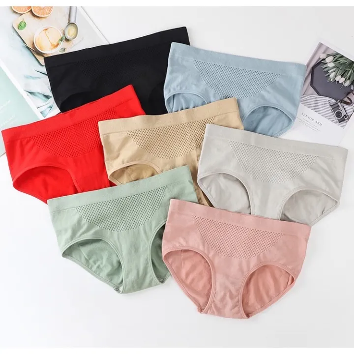 Ready to ship from Thailand. women's underwear with woven fabric. tummy ...