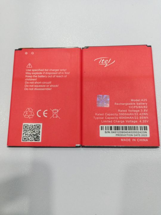 itel A25 high quality battery | Daraz.pk