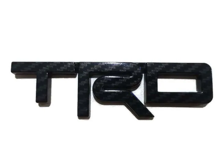 Cheap and good. there is this. car sticker label, Kevlar plastic logo ...