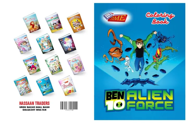 Ben ten coloring book , Ben 10 book , kids gift | Daraz.pk