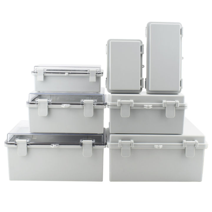IP67 Waterproof Plastic Enclosure With Hasp Electrical Junction Box ...