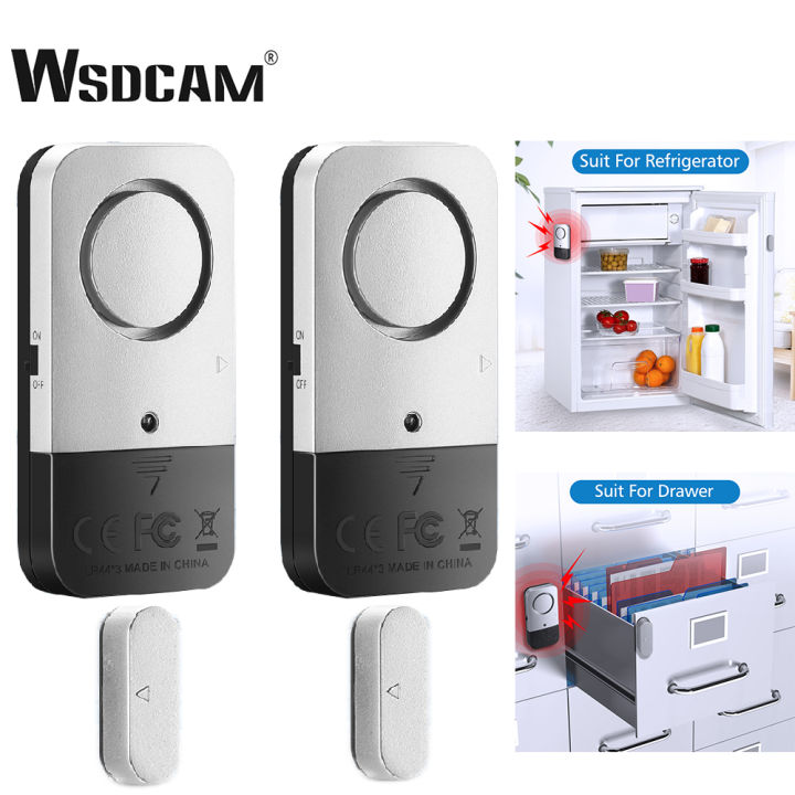 Wsdcam Door and Window Anti-Theft Alarm 130dB Magnetic Alarm Entry ...
