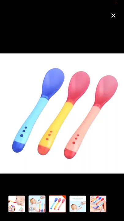 Baby Safety Temperature Sensing Spoon (1 Piece) | Daraz.pk