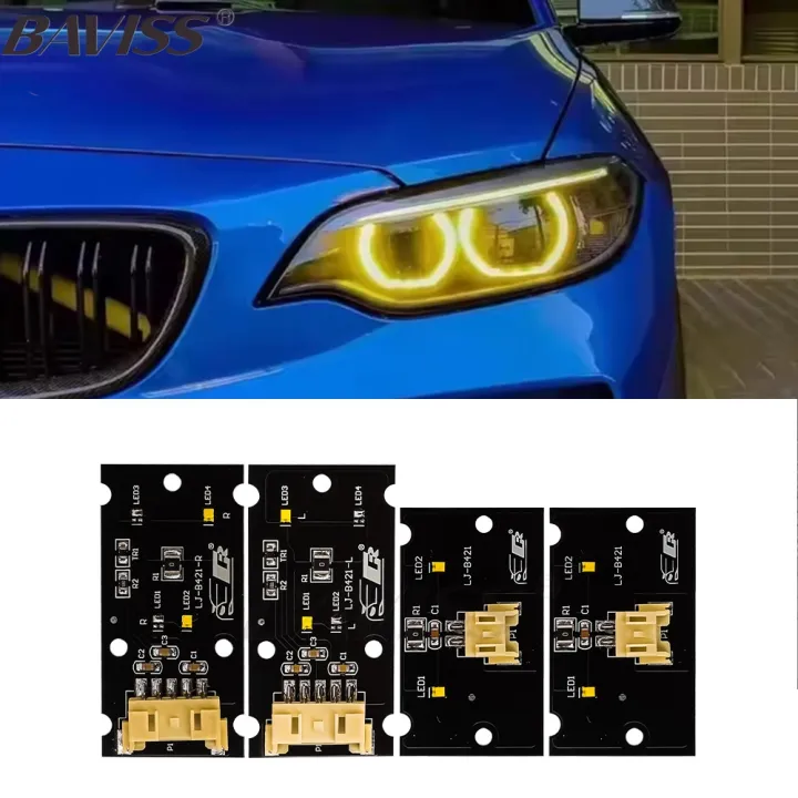 Icedriv for BMW M2 F87 M2C 2 series Lemon CSL Yellow DRL RGB multicolor ...
