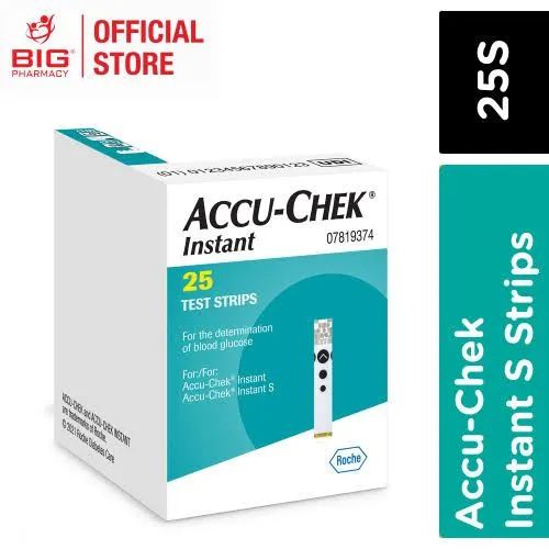 Accu Chek Instant and Instant S, Blood Glucose Test Strips (50 Strips ...