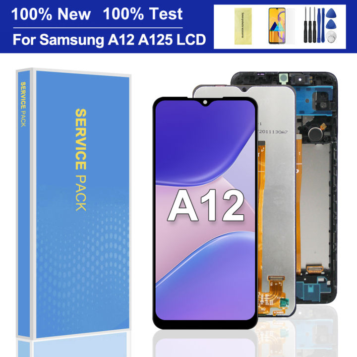 High Quality For Samsung Galaxy A12 A125F A125F/DS display LCD touch ...