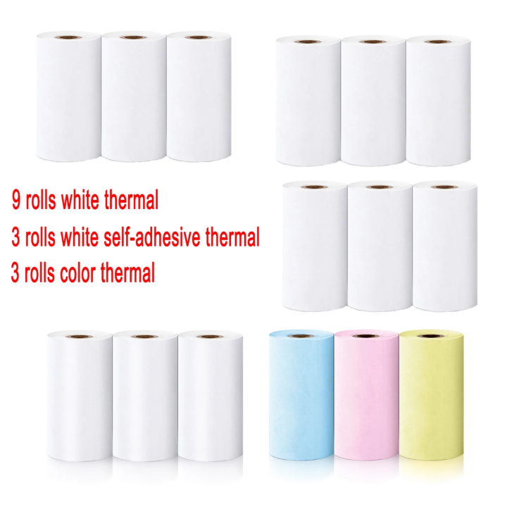 58mm Mini Photo Printer Paper Rolls Thermal Paper 57*25MM White Color ...