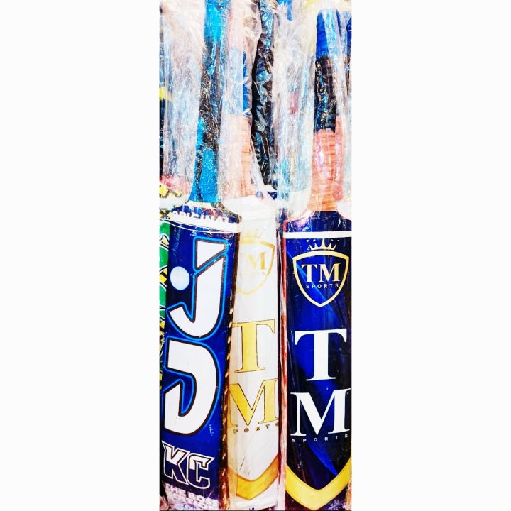 JD and TM cricket bat made from kashmir willow professionally designed ...