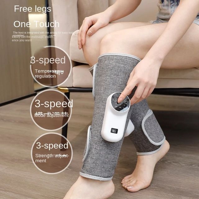 Wireless Air Bag Calf Pressure Leg Massager Home Constant Temperature ...