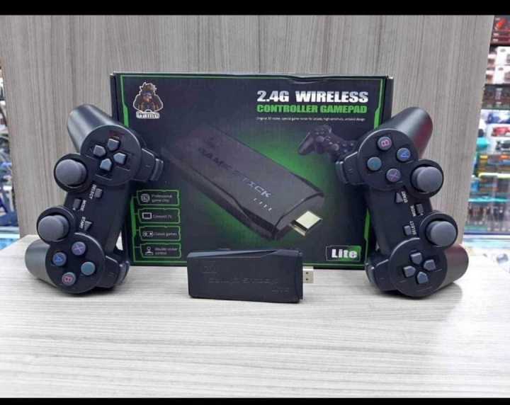 Gaming stick, Wireless Double Game Controller Kit for PC TV, 4K HDMI ...