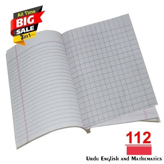 Register Mix Rough Register English + Urdu + Math For School | Daraz.pk