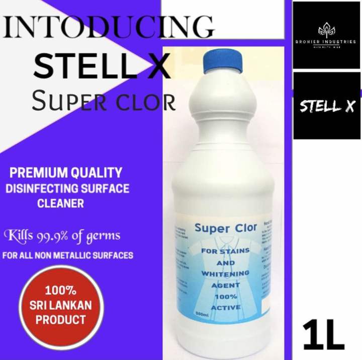 STELL X SUPER CLOROX BLEACH 1L | Daraz.lk