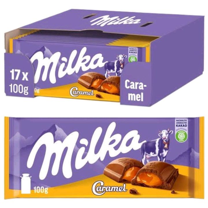 Milka Chocolate, 7 Pieces Pack, 1 Chocolate free | Daraz.pk
