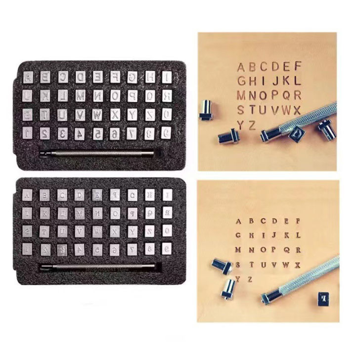 3mm/6mm Stainless Steel Alphabet Number Stamp Punch Tools Set ...