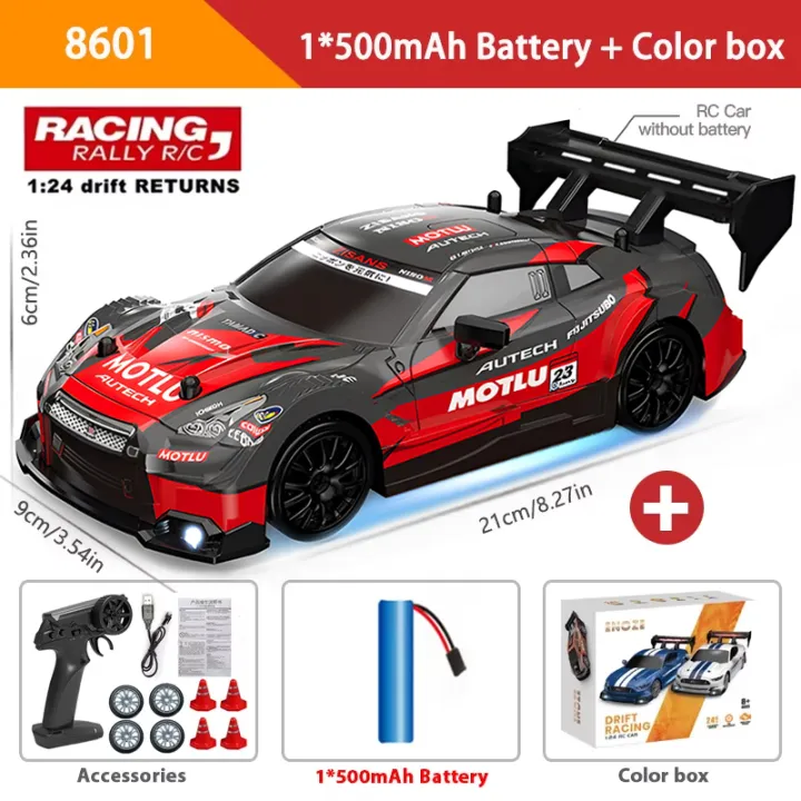 High Speed RC Drift Cars Mustang Vehicle 4WD Full Scale Remote Control ...