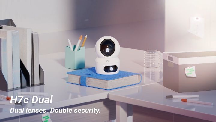 Ezviz H7c 4MP+4MP Dual Lens Pan/Tilt Indoor Wi-Fi CCTV IP Security ...