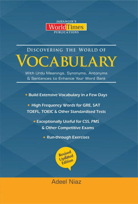 Discovering The World of Vocabulary for CSS PMS GRE SAT IELTS by Adeel ...