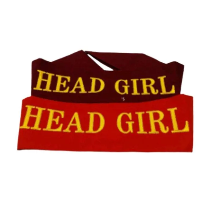 Head Girl sash/slash for school and college students. | Daraz.pk