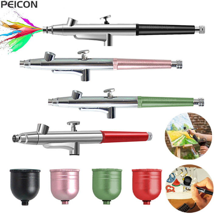 Airbrush Mini Spray Gun for Painting Model Cake Paint Spray Gun 0.3mm ...