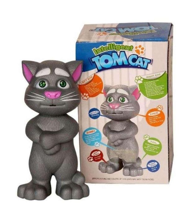 Talking Tom Cat Intelligent Touch Record Story Tell Music Sing - 20CM ...