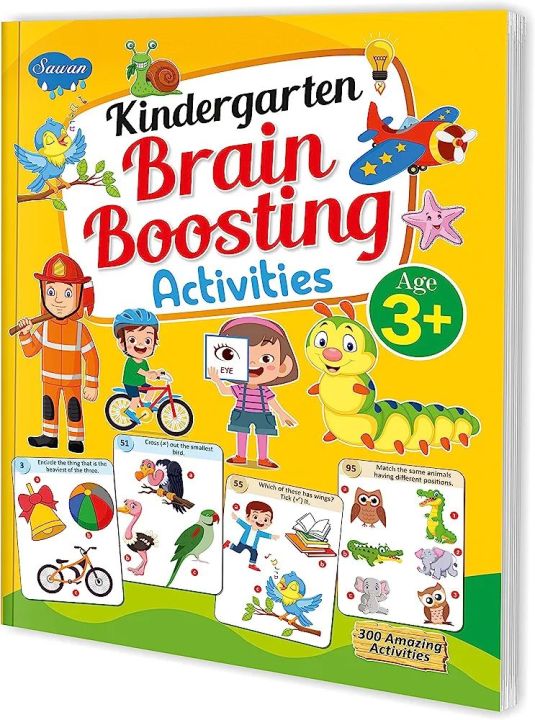 Brain Booster Learning Activities Book For Kids +3 | Daraz.com.np