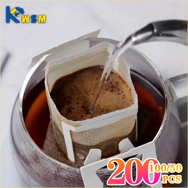 Biodegradable Coffee Filter Bags Disposable Drip Brewing Tool for ...