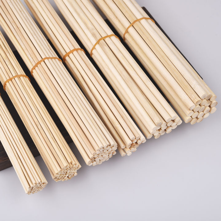 20-50pcs 30cm Round Wooden Bamboo Sticks DIY Handmade Craft Making ...