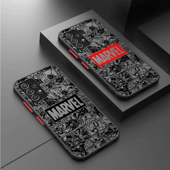 Marvel Logo Avengers Phone Case for Samsung Galaxy A52 A72 A12 A13 A14 ...