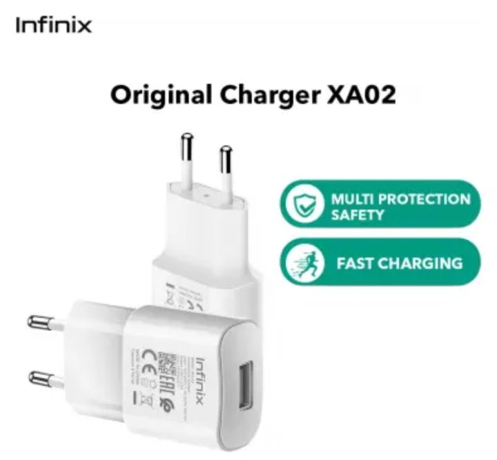 100% Original Fast Charging Infinix Charger 10W Micro USB + Cable ...
