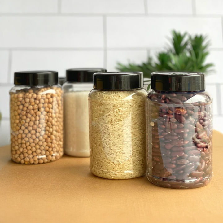 500ml and 1150ml Kitchen Canister Set, Candy, Snack, Spice, Ghee, and ...