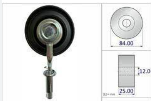 Ina 531100310 air belt pulley & charger Nissan Navara D40, yd25ti 11925 ...