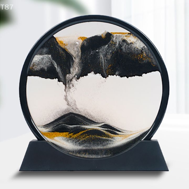 Office Home Decor 3D Extract Hourglass Quicksand Moving Sand Art ...