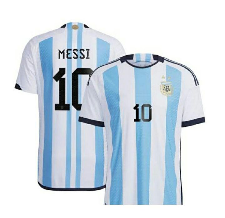 Messi 10 Home Shirt Excellent Quality Interlock Fabric | Daraz.pk