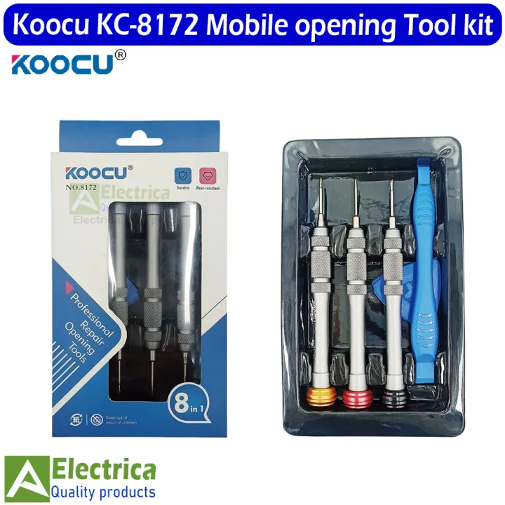 Koocu KC-8172 8 in 1 Mobile Phone Repair Screwdriver Set For Iphone ...
