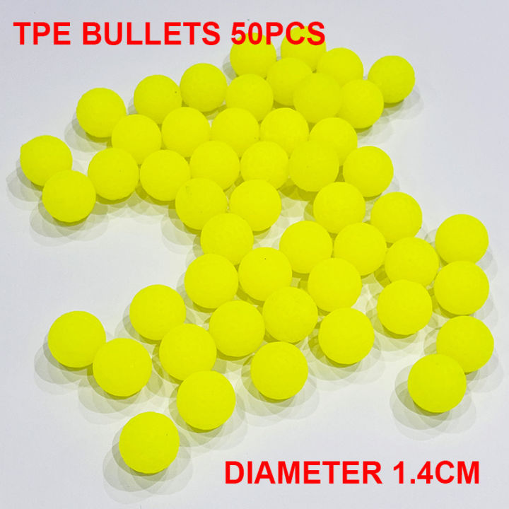 TPE Soft Bullet Refill Pack For Nerf Hyper Toy Gun Elastic Ball Bullets ...