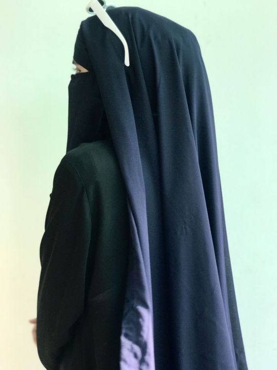 KK Hijab | SAUDI HIJAB | Full covering Hijab | Saudi Hijab Naqab | Daraz.pk